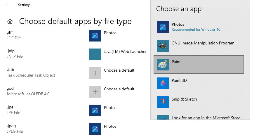 How to change the default program for a file type? – PALCS HelpDesk