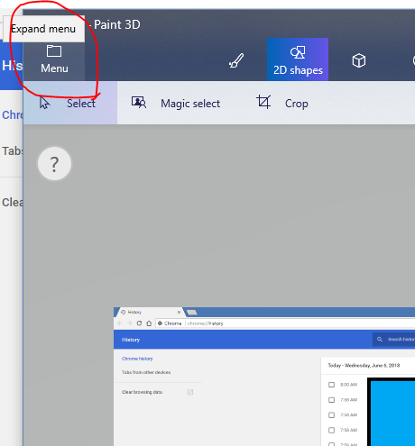 Taking a Screenshot of Browser History – PALCS HelpDesk